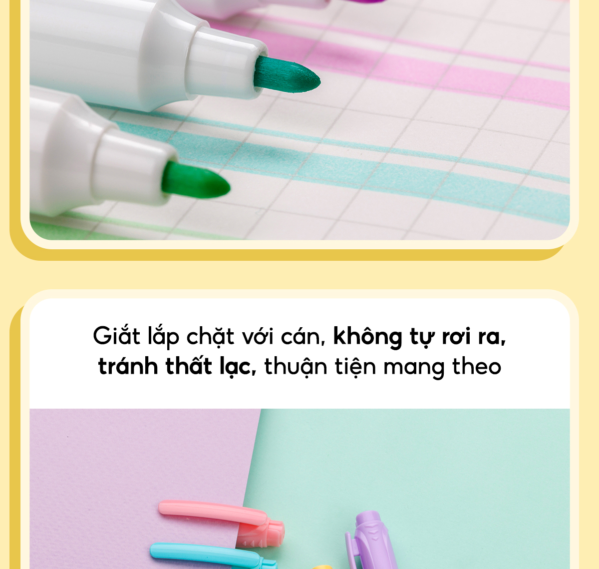 Hộp 5 bút dạ quang 2 đầu màu Pastel Thiên Long Pazto HL-016 - Màu ...