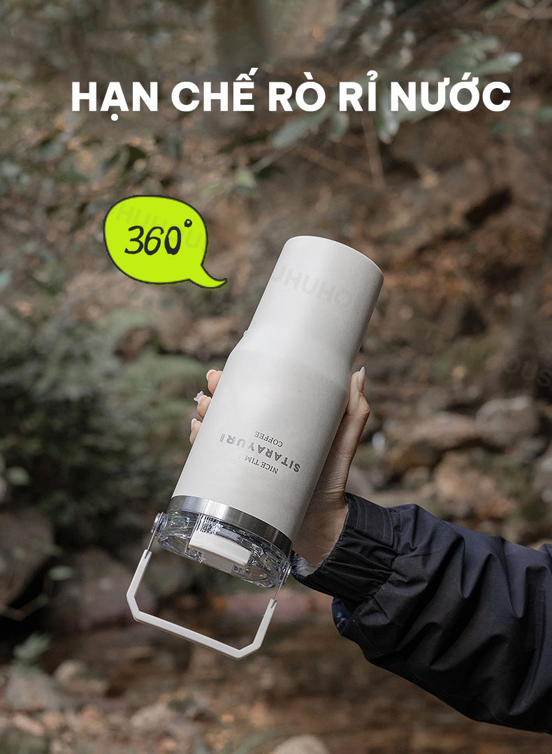 Ly giữ nhiệt khắc tên SITARAYURI 600/900ml, bình uống nước inox 304 giữ ...