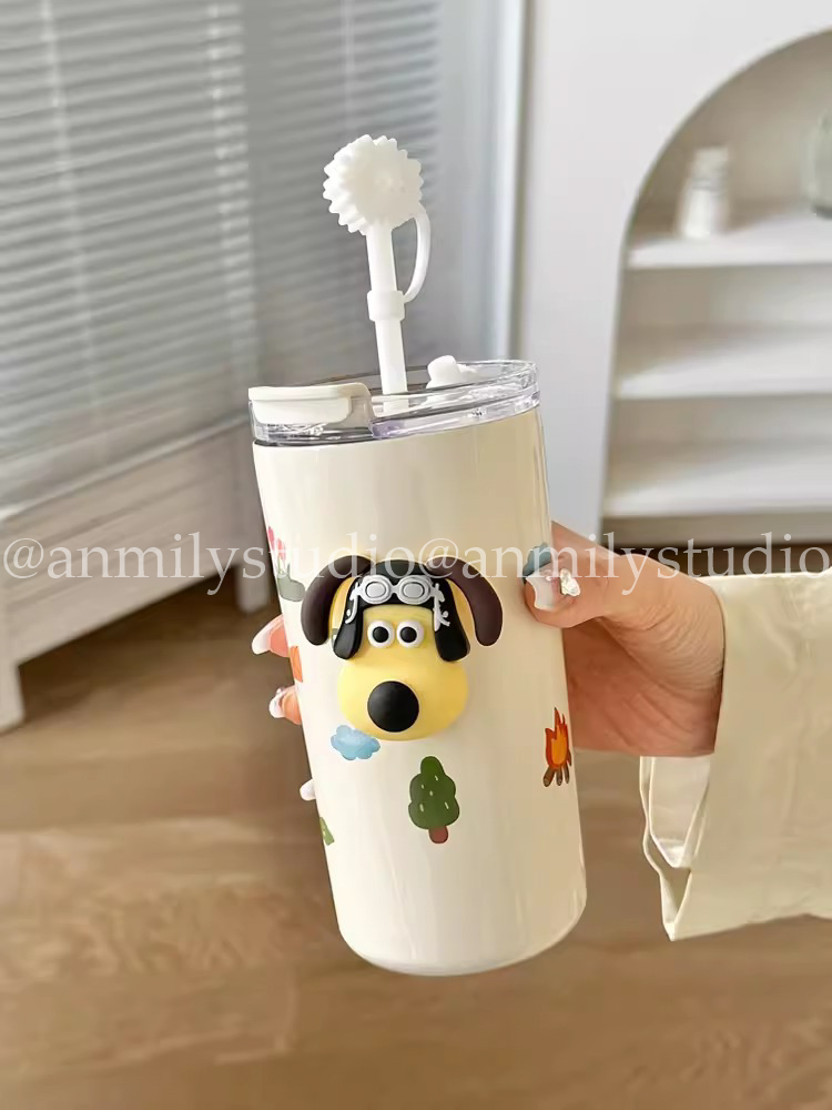 Bình giữ nhiệt hoa anh đào GUCGRES 500ml ANMILY CUP thép không gỉ ...