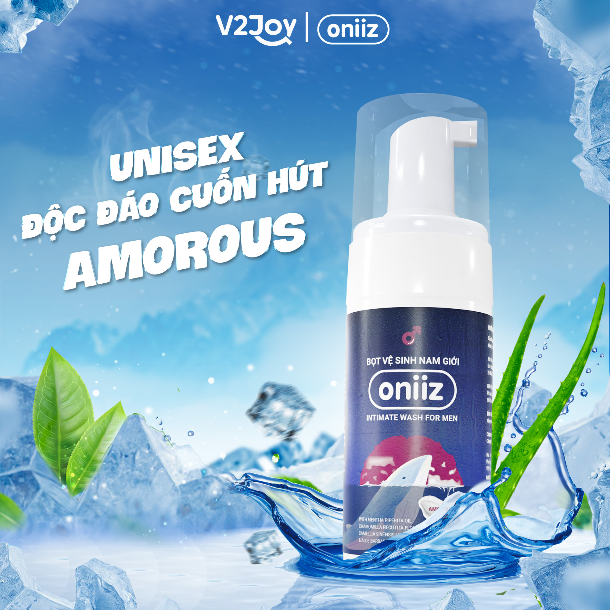 Bọt vệ sinh nam giới Oniiz - Dung dịch vệ sinh nam giới tạo bọt hương ...