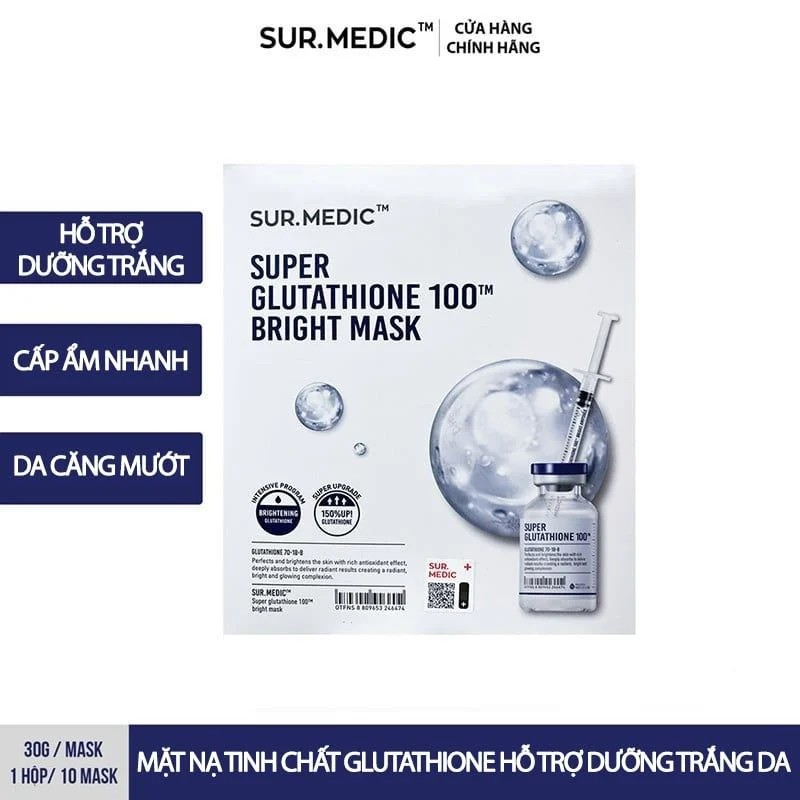 Mặt nạ Sur.medic dưỡng trắng - mask Surmedic phục hồi Bright ...