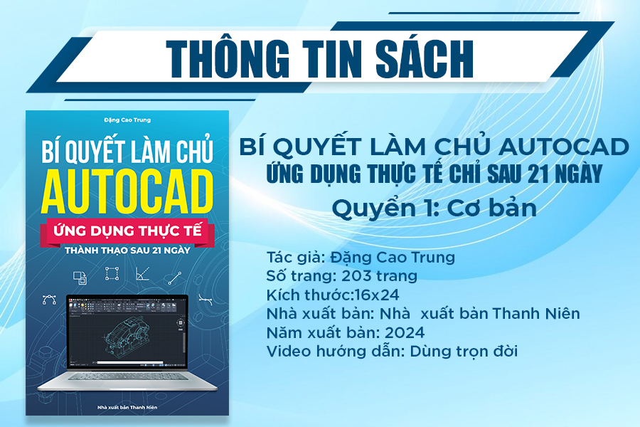 Sách Autocad Xuất Bản Chính Hãng Ứng Dụng Thực Tế, In Màu,Tặng Kèm ...