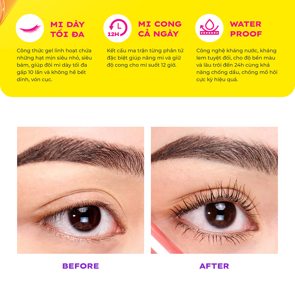 Combo Lemonade Mascara SuperNatural 7.5g và Tẩy trang mi Remover 6ml ...