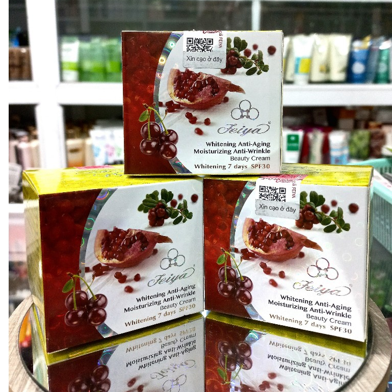 Kem FEIYA Lựu Đỏ Chống Lão Hóa Dưỡng ẩm Dưỡng Trắng Sau 7 Ngày 40G ...