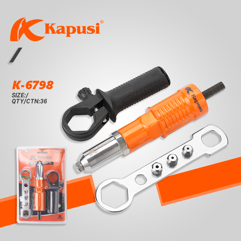 Đầu rút đinh tán nhôm Rive gắn máy khoan Kapusi Japan - Đầu kít rút ...