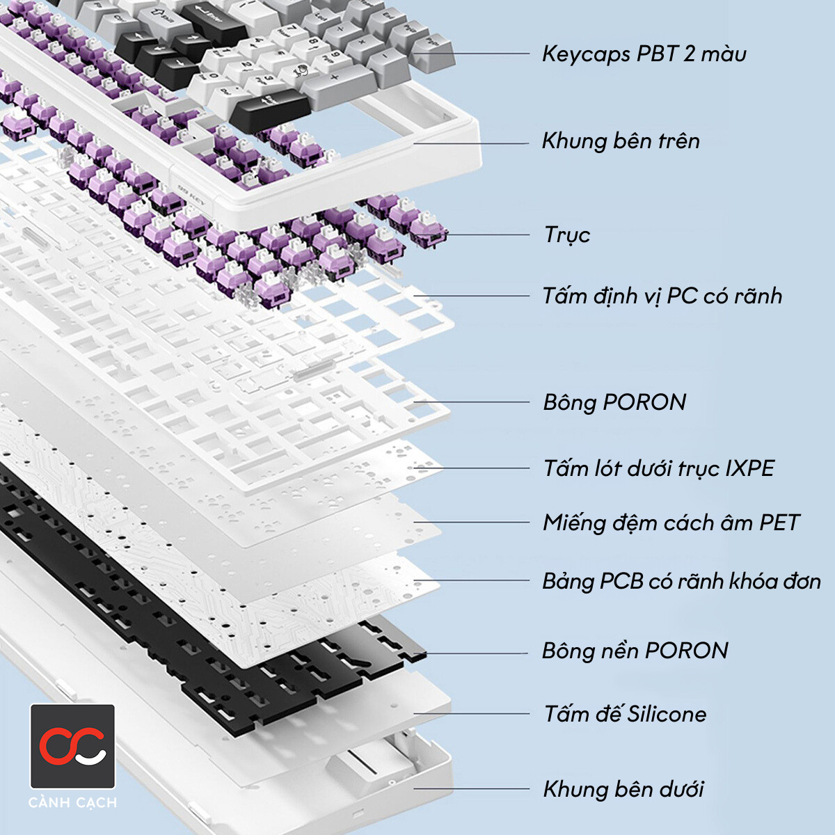 Bàn Phím Cơ Không Dây F99 LED RGB Pin 8000mah | Shopee Việt Nam