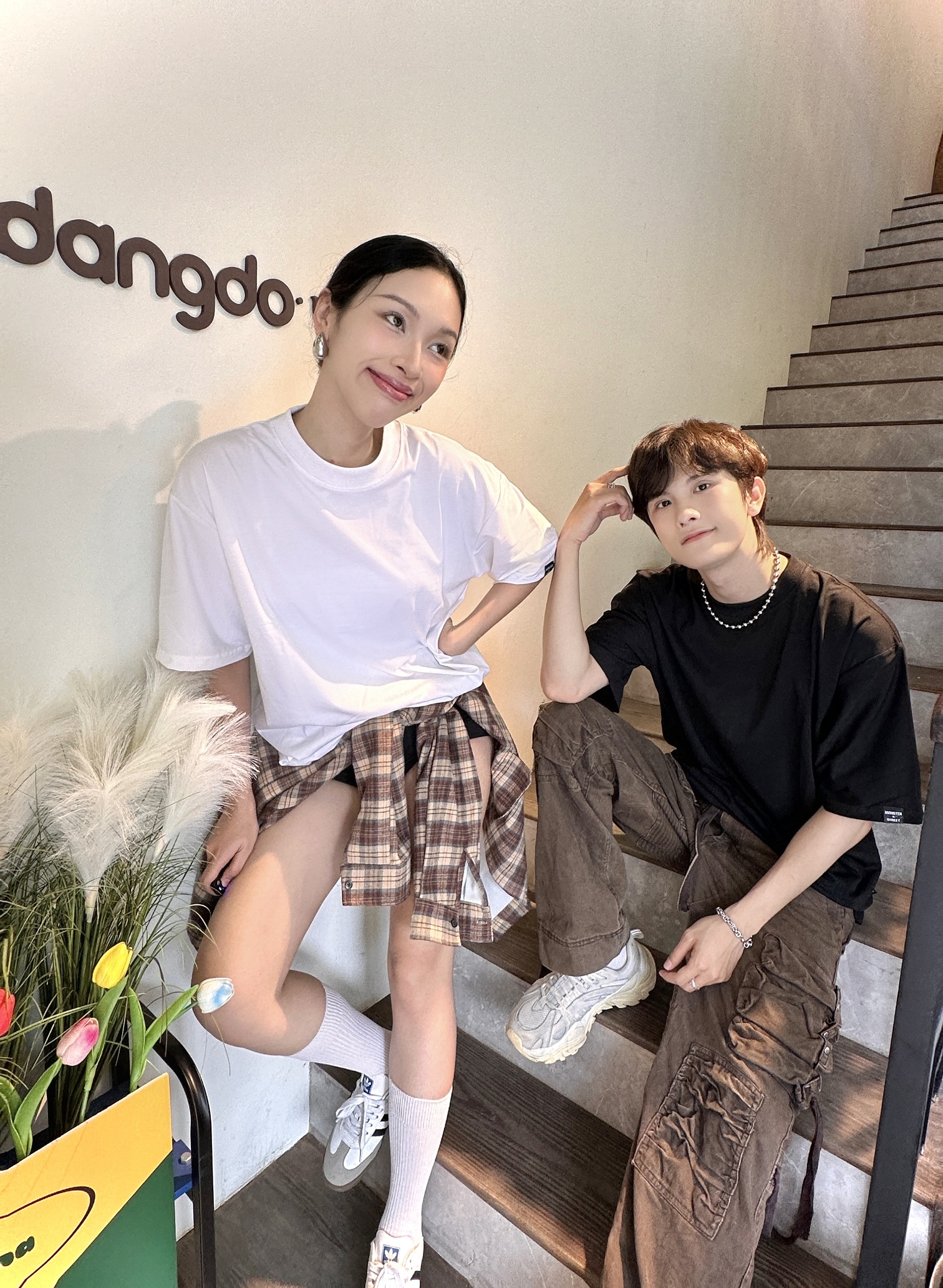 Áo thun Trơn cotton basic màu unisex TEEHUB Basic phông tay lỡ nam nữ ...