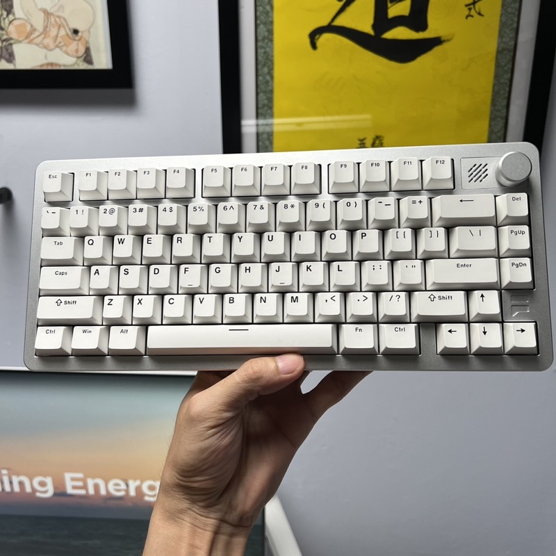Bàn phím cơ Furycube F75 Ultra - Khung nhôm CNC núm xoay cao cấp 3 chế ...