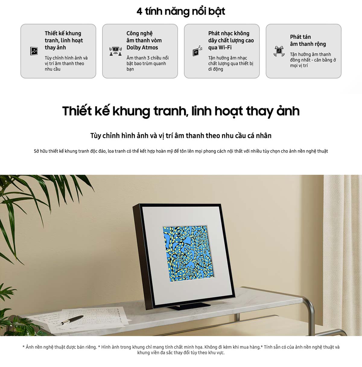 [Shopee - Lắp đặt 0Đ HN HCM] - Loa Tranh Samsung Music Frame | Shopee ...