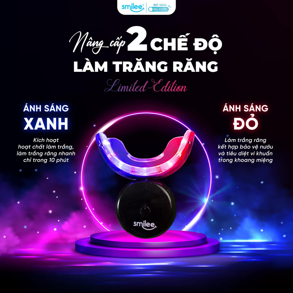 Bộ Kit Trắng răng Smilee Extra - Phiên bản nâng cấp làm trắng nhanh gấp 5 lần | Shopee Việt Nam