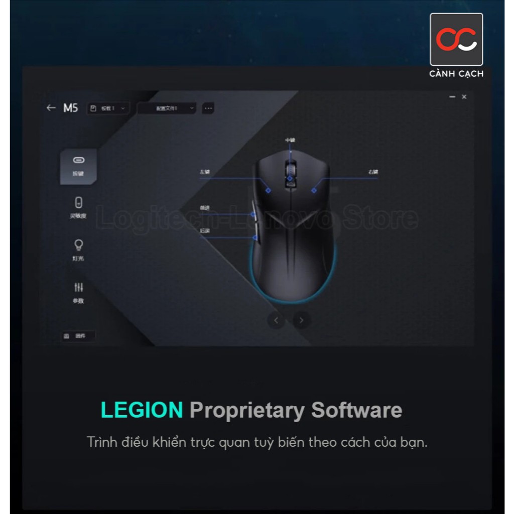 Chuột Không Dây Gaming LENOVO LEGION M5 | M7 phù hợp cho PC, Laptop | Shopee Việt Nam