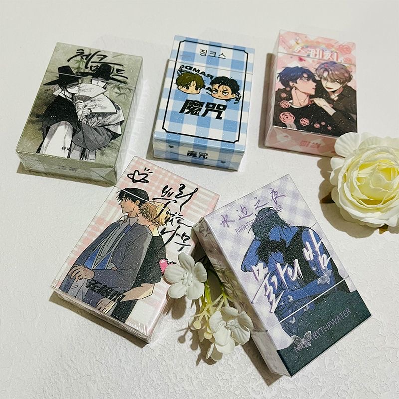 Card BoyLove Manhwa Jinx Pearl Boy Checkmate Lomo Hologram Hộp 50-55 ...