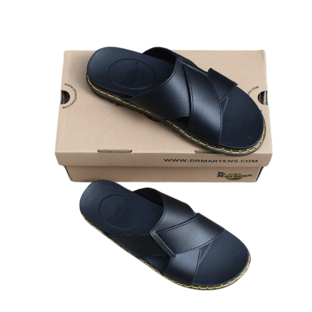 Dép Dr.Marten 2024 Quai Chéo Da Bò . Dép Dr,Thailand ( DR.QC9) | Shopee ...