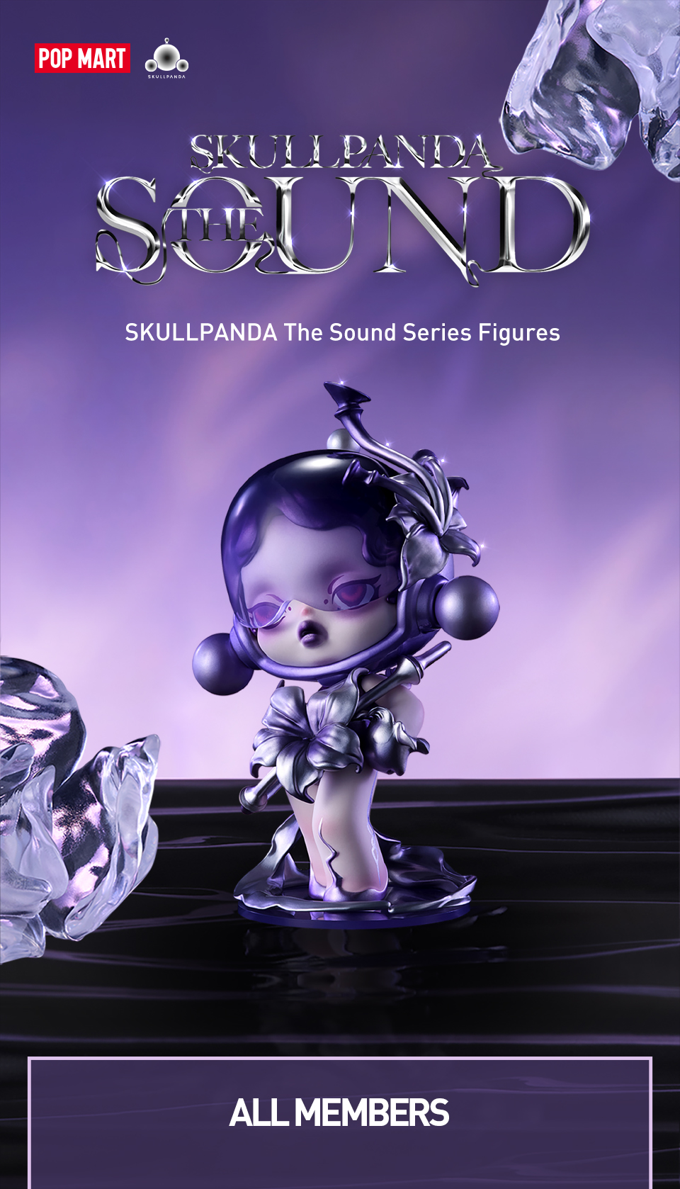 POP MART SKULLPANDA The Sound Series Figures | Shopee Việt Nam