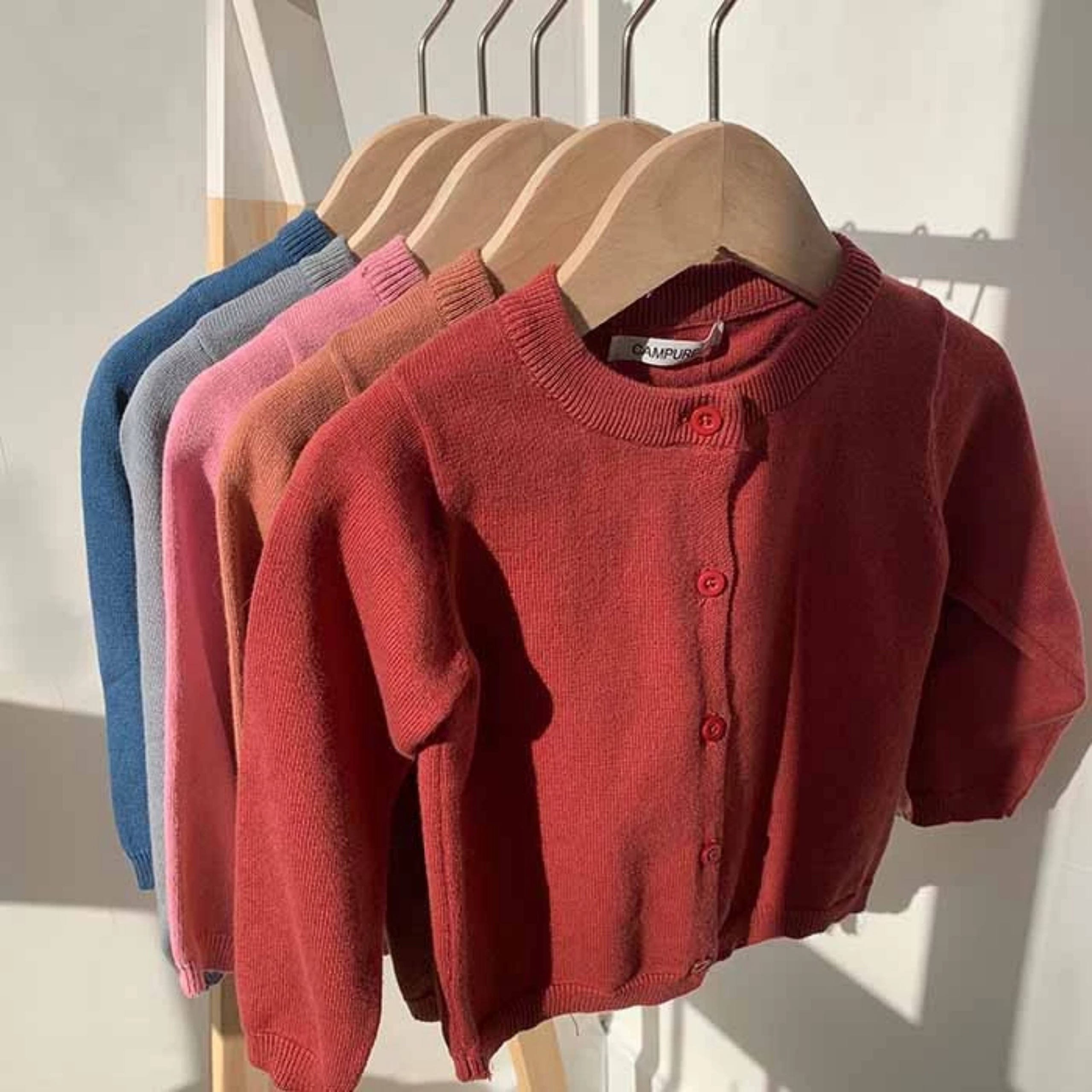 425:E5 Áo cardigan len mỏng khoác nhẹ, chống nắng cho bé hàng quảng ...