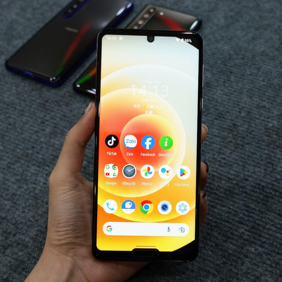Điện thoại Sharp Aquos R5G RAM 12G+256G Màn 120Hz 2K - Chip Snap 865 5G | Shopee Việt Nam
