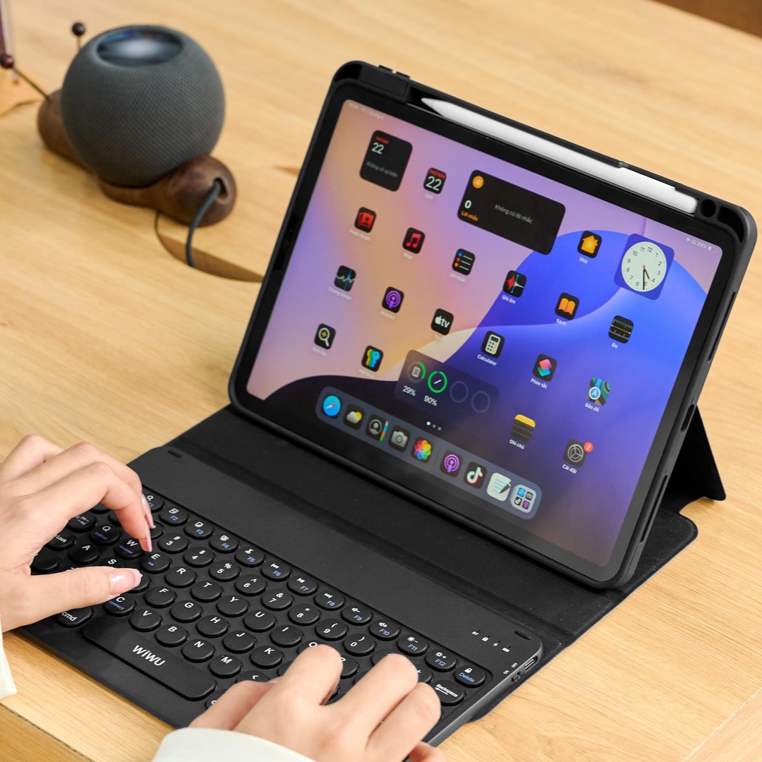 Bao da kèm bàn phím Wiwu Protective Keyboard Case cho iPad A16 2025 ...