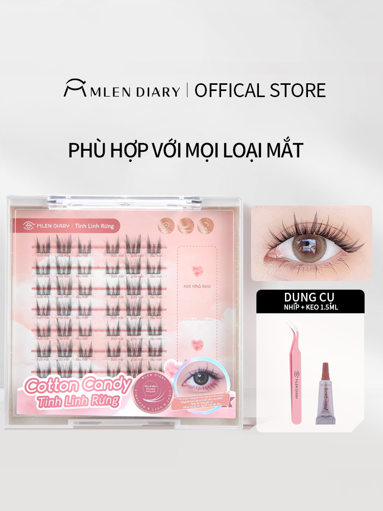 Mi Giả FLASH EYELASH DIY MLEN DIARY CHÍNH HÃNG Dễ Sử Dụng, Tạo Hiệu Ứng ...