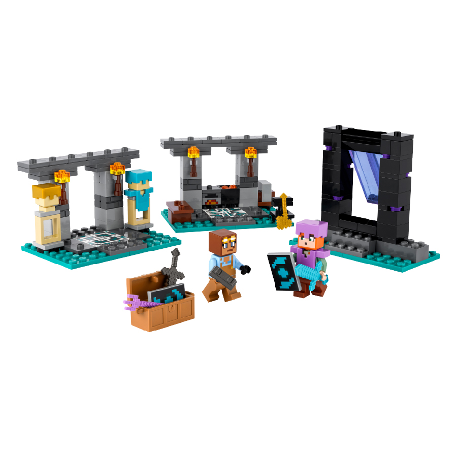 Đồ Chơi Lắp Ráp Kho Chế Tạo Trang Bị LEGO MINECRAFT 21252 (203 chi tiết ...