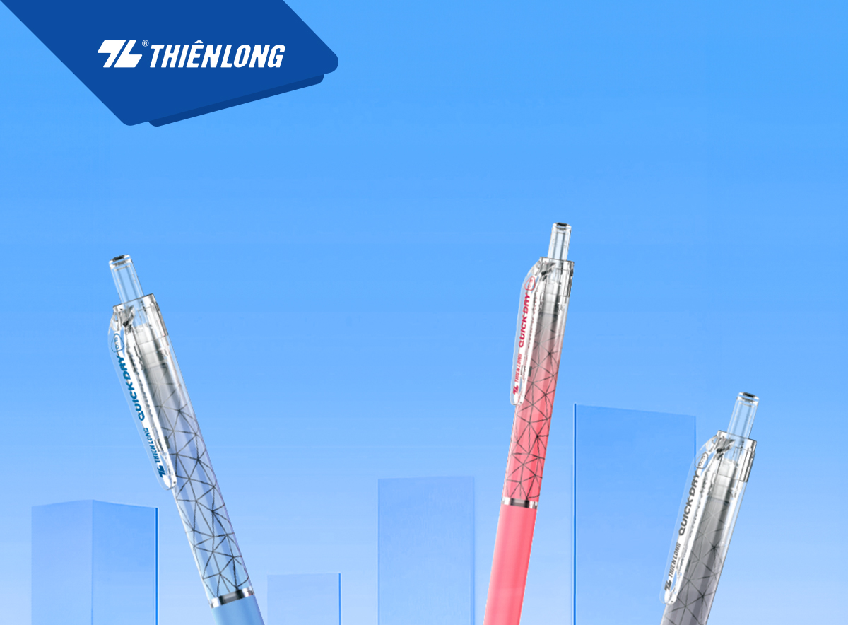 Combo 20 bút gel Thiên Long Gel-033 Quick Dry ngòi 0.5mm mực nhanh khô ...
