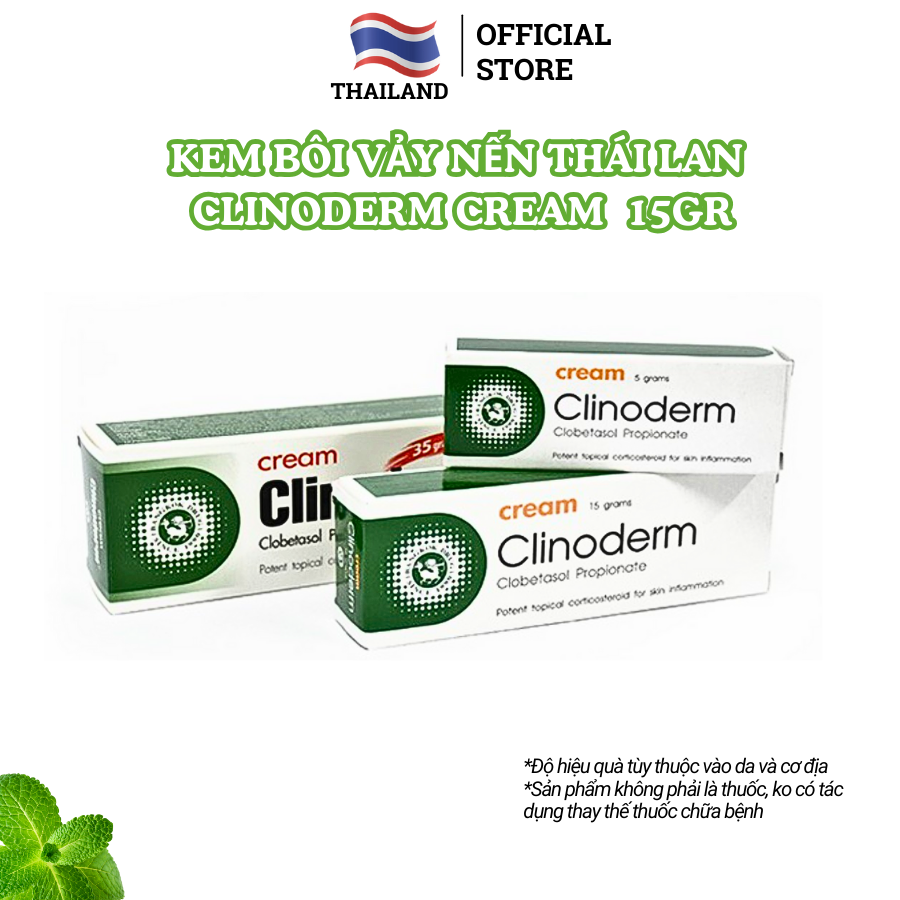 Kem bôi vảy nến, khô da Clinoderm thái lan 15g fata co's | Shopee Việt Nam