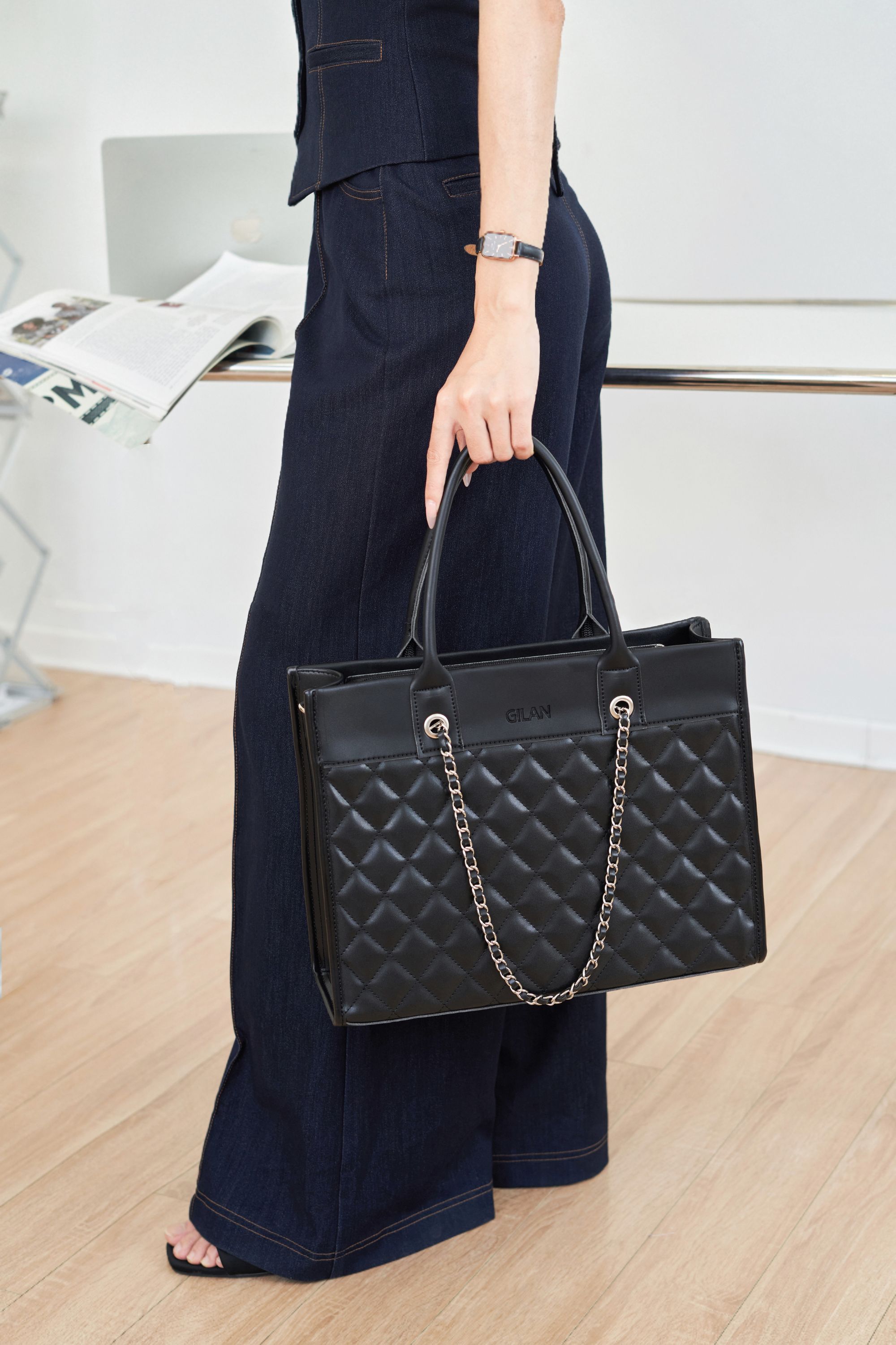 Túi xách tote nữ GILAN Gani bag ( 3 màu) - đựng được Laptop, A4 ...