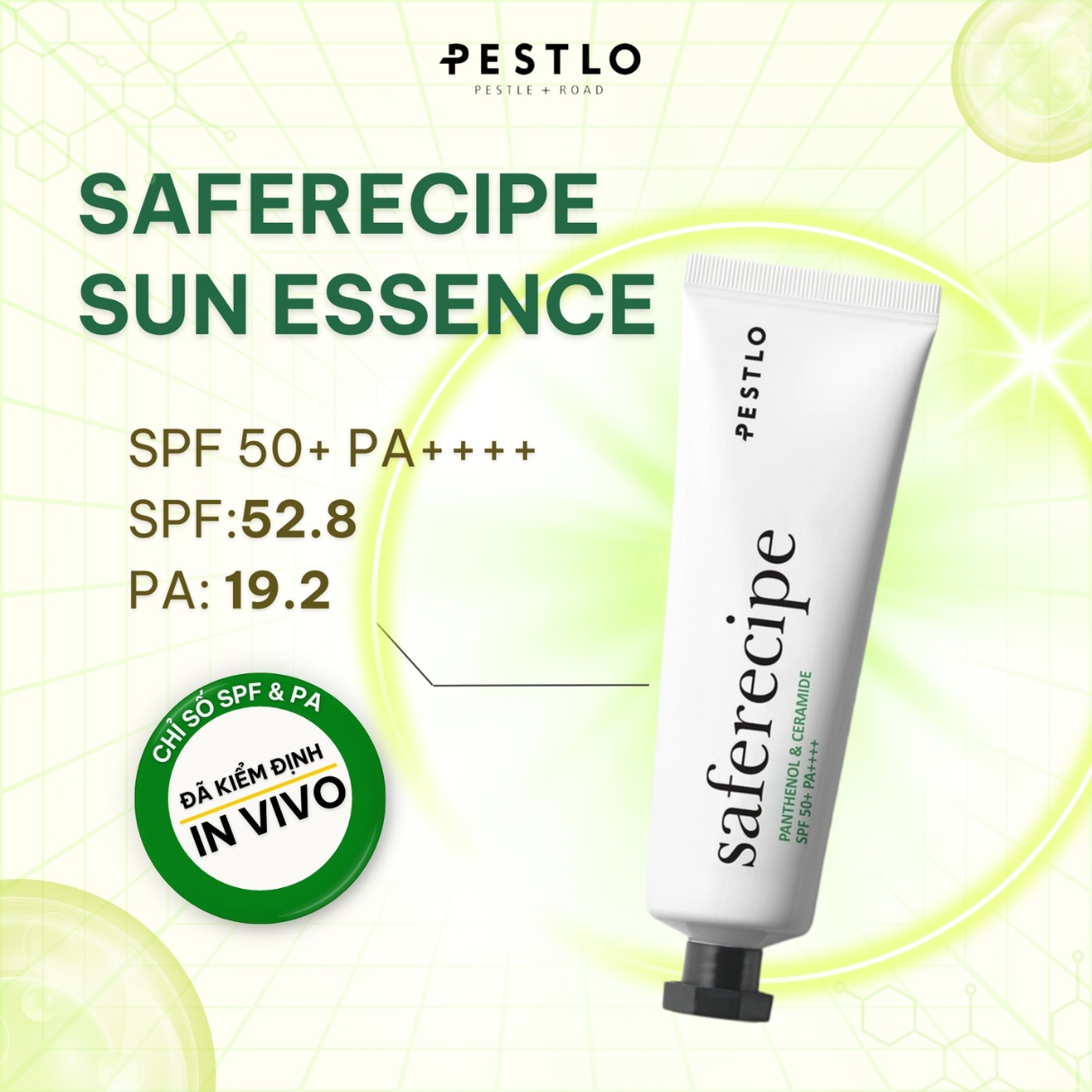 [Mã K03] 76- 1C - Kem chống nắng Pestlo Safe Recipe Sun Essence SPF50 ...