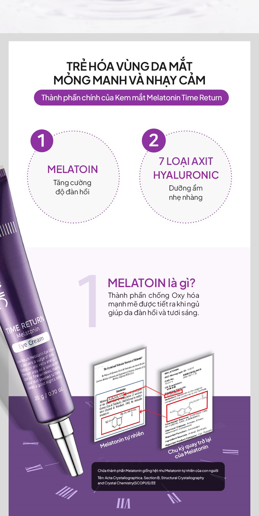 Kem Dưỡng Mắt Đa Năng Maxclinic Time Return Melatonin Eye Cream 20g ...