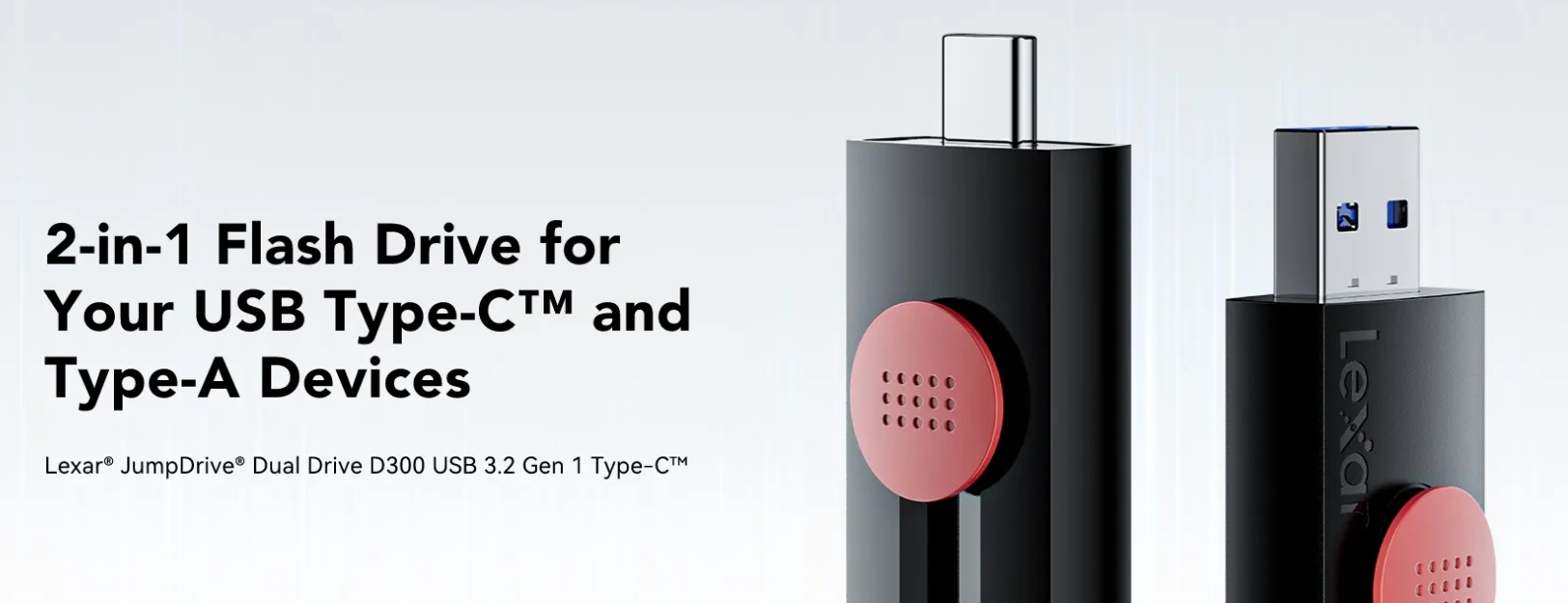 Usb 2 in 1 Type C/ Type A Lexar D300 Dual Drive 32GB/ 64GB/ 128GB ...