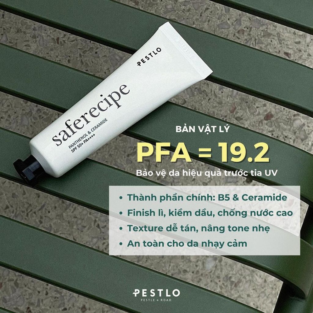 Kem chống nắng Pestlo Safe Recipe 50ml | Shopee Việt Nam