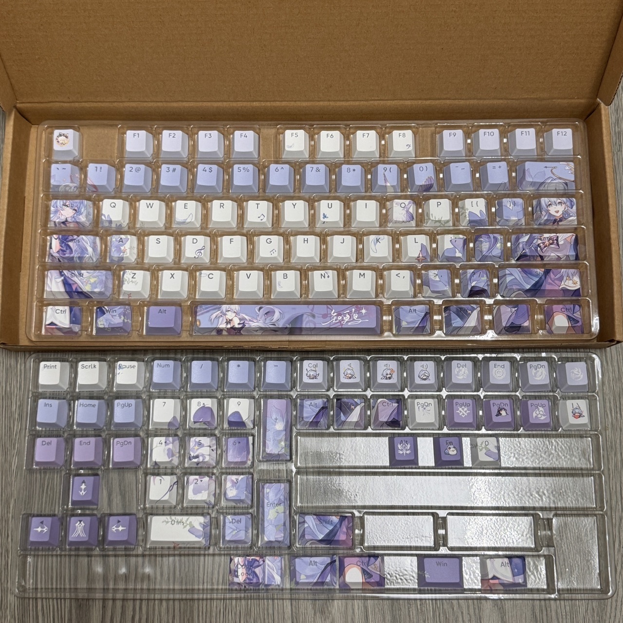 Keycap Genshin Impact Arlecchino thick PBT xuyên led in dyesub 5 mặt ...