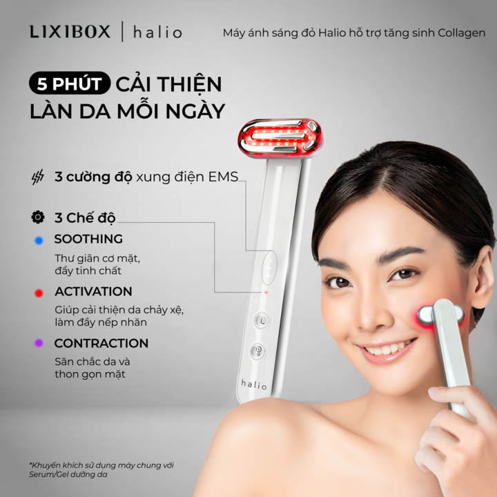 Máy Ánh Sáng Đỏ Giúp Trẻ Hoá Da Halio Red Light Therapy Device 3 in 1 ...