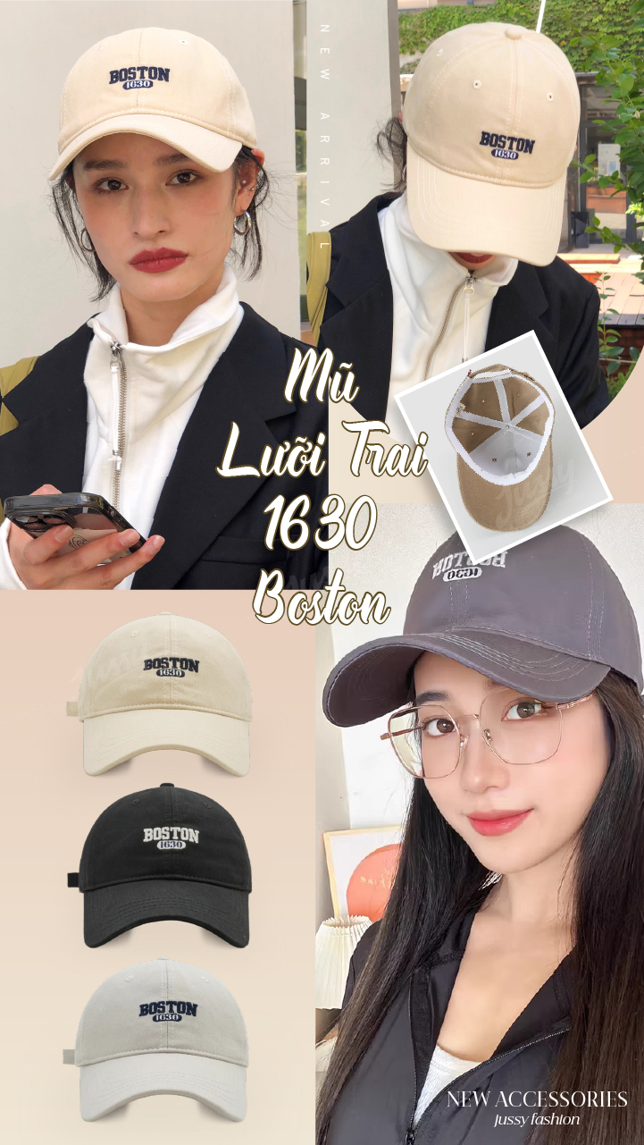 [Choice] Mũ lưỡi trai bóng chày 1630 Boston jussy Official Mũ Nón kiểu ...