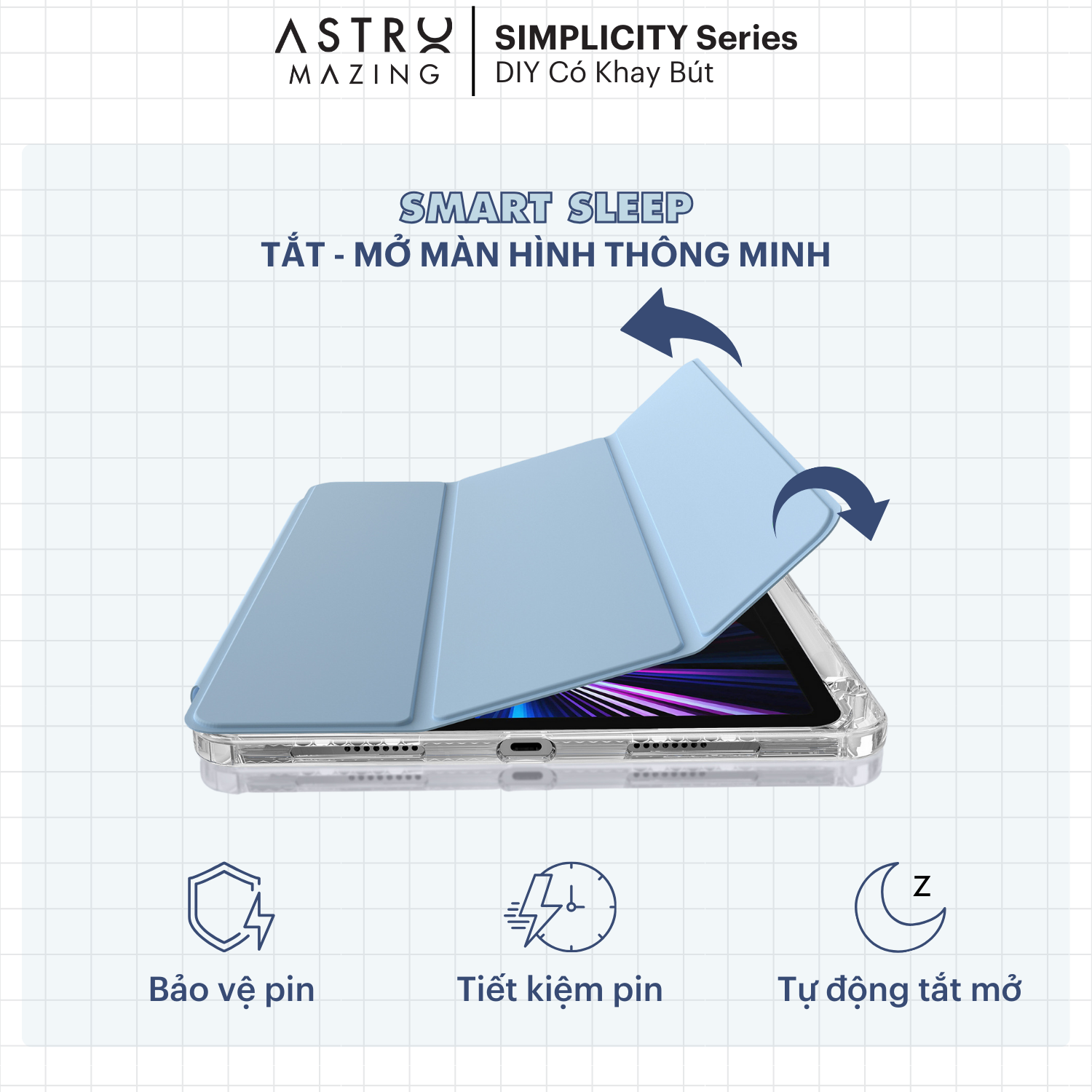 [crystalite 01] Bao Da Ipad Crystalite Astromazing Case Cho Ipad Pro