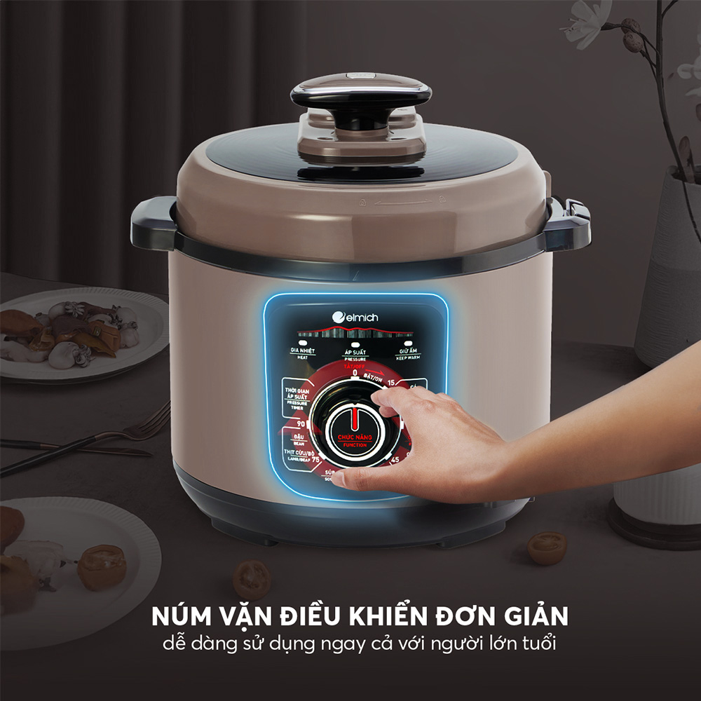 Nồi áp suất inox 304 Elmich 5L PCE-8792 | Shopee Việt Nam