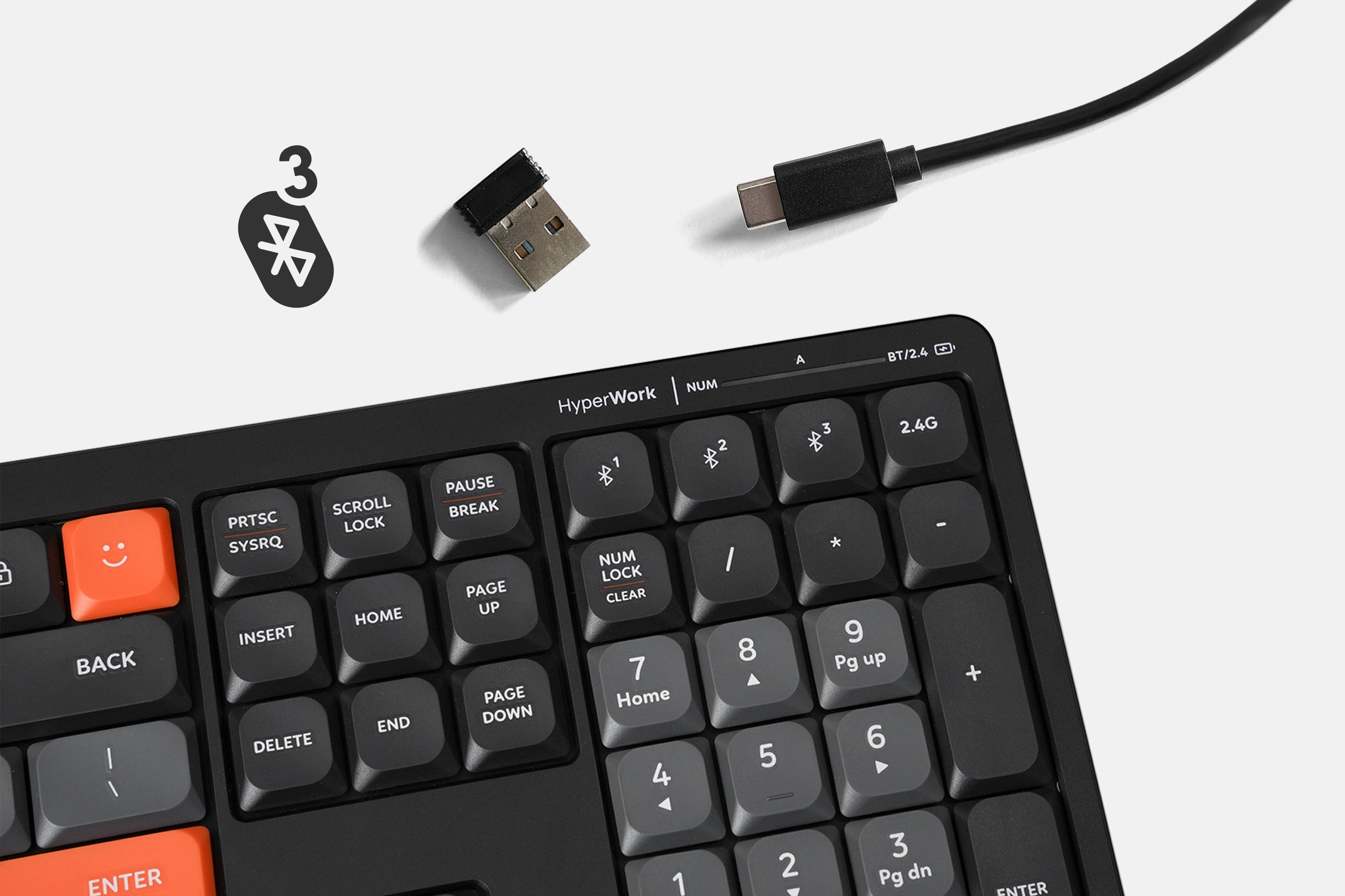 Bàn phím không dây HyperWork SilentKey TS01 - Hàng Chính Hãng | Shopee ...
