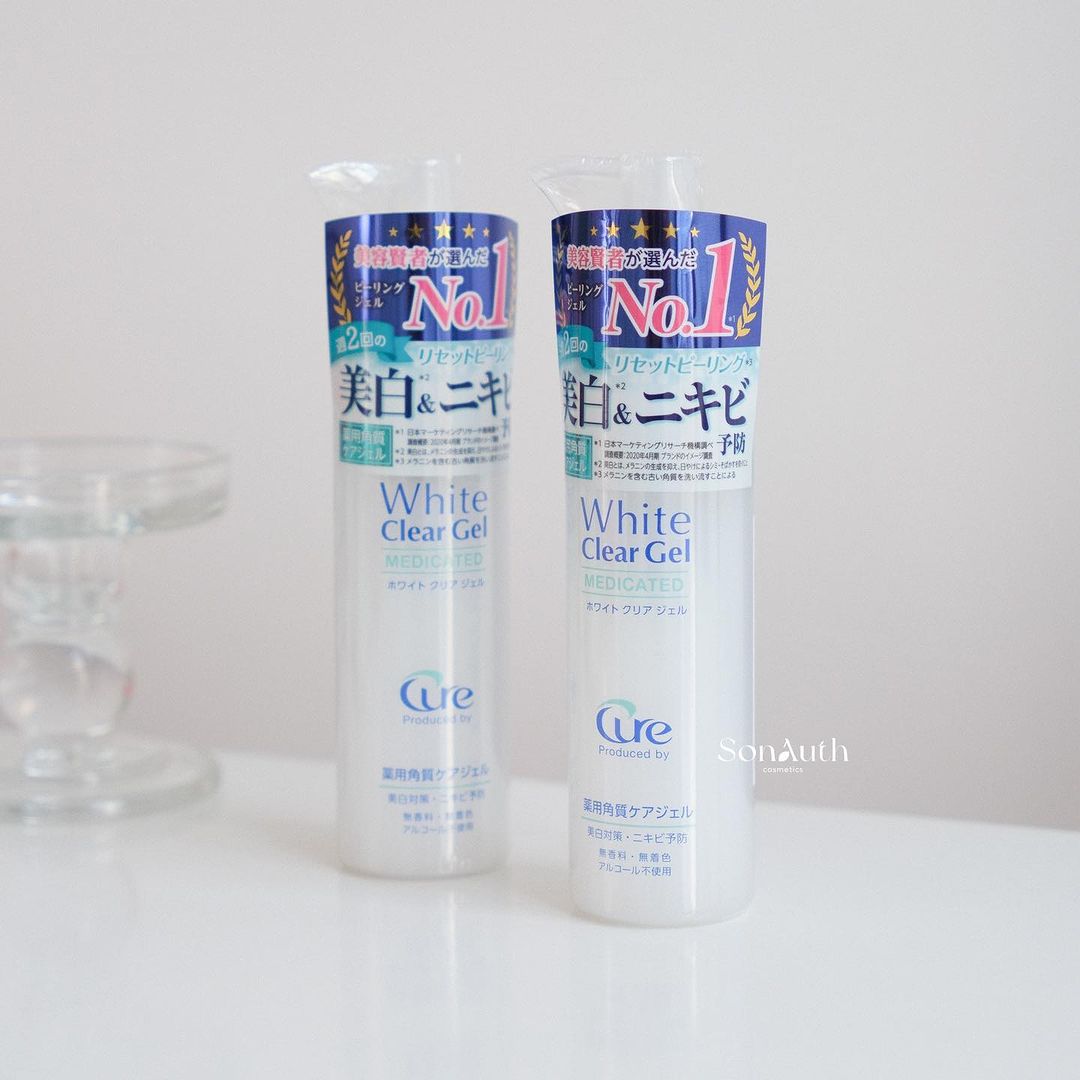Tẩy da chết Cure White Clear Gel Medicated 100g | Shopee Việt Nam