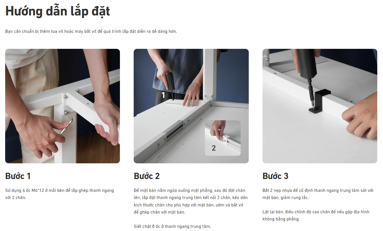 Bàn văn phòng HyperWork Core Desk (Hàng Chính Hãng) | Shopee Việt Nam