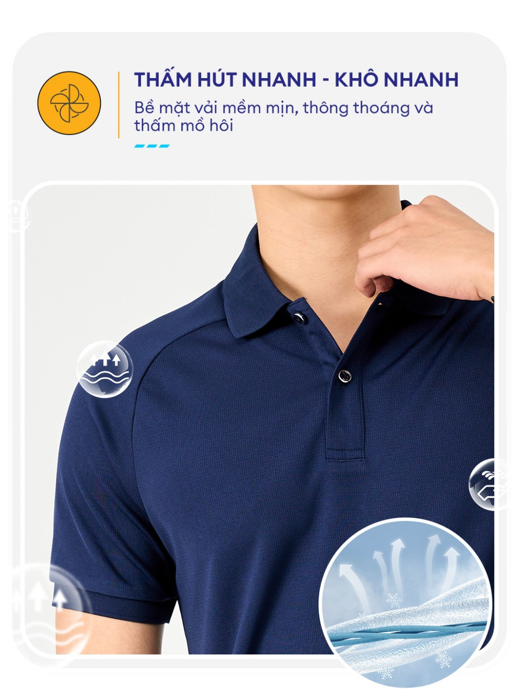 Áo polo nam Yody Sport áo thể thao tay raglan xẻ tà, áo thun có cổ ...