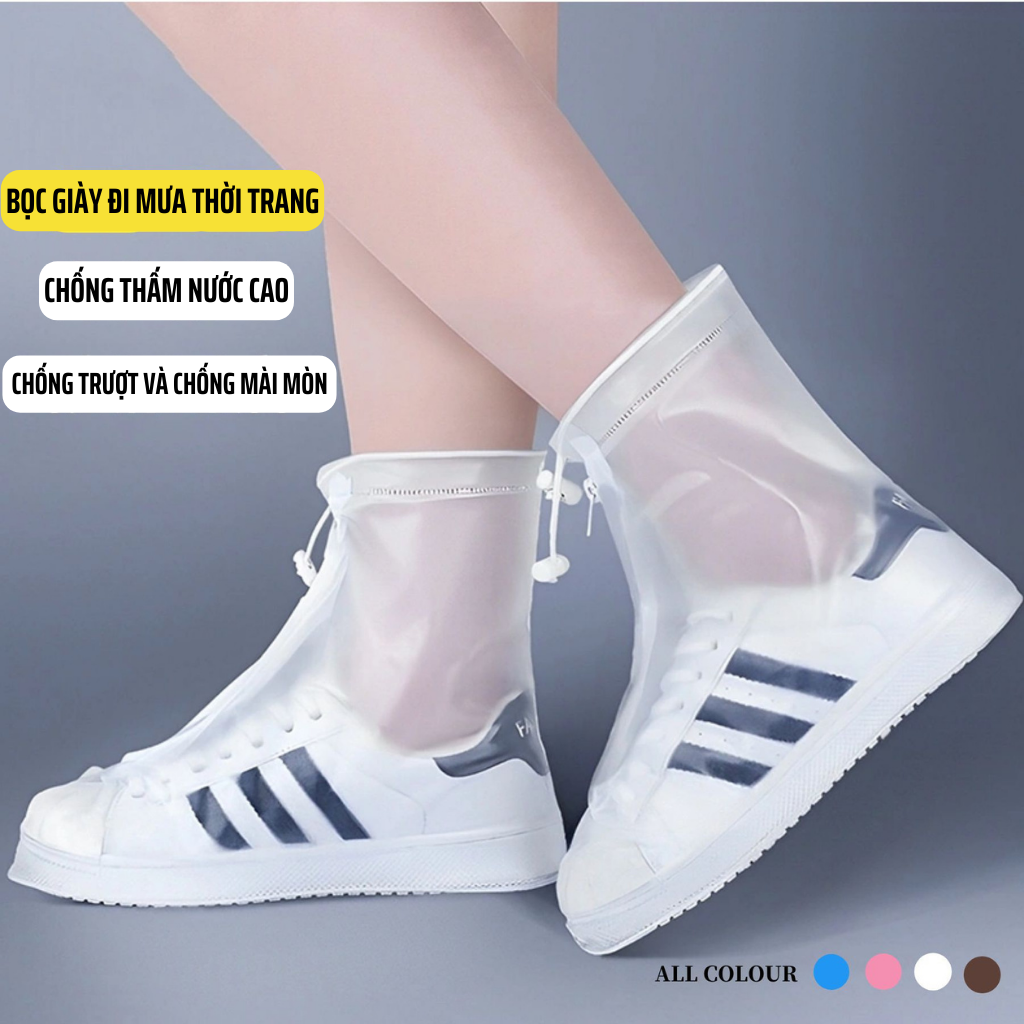 Giày Đi Mưa, Ủng Đi Mưa Silicon Chống Trơn Trượt, Bọc Giày Lội Nước ...