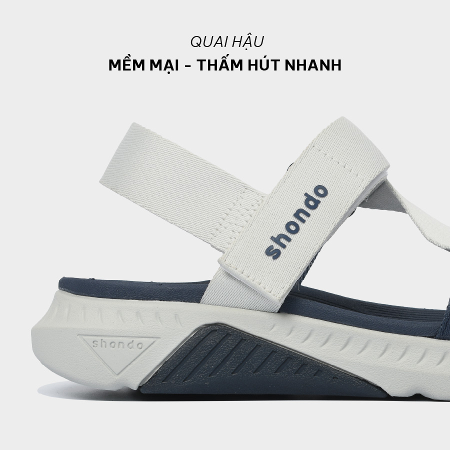 Giày Sandals Nam Nữ Shondo F7 Racing Phối Màu Xám Rêu Xanh Dương ...