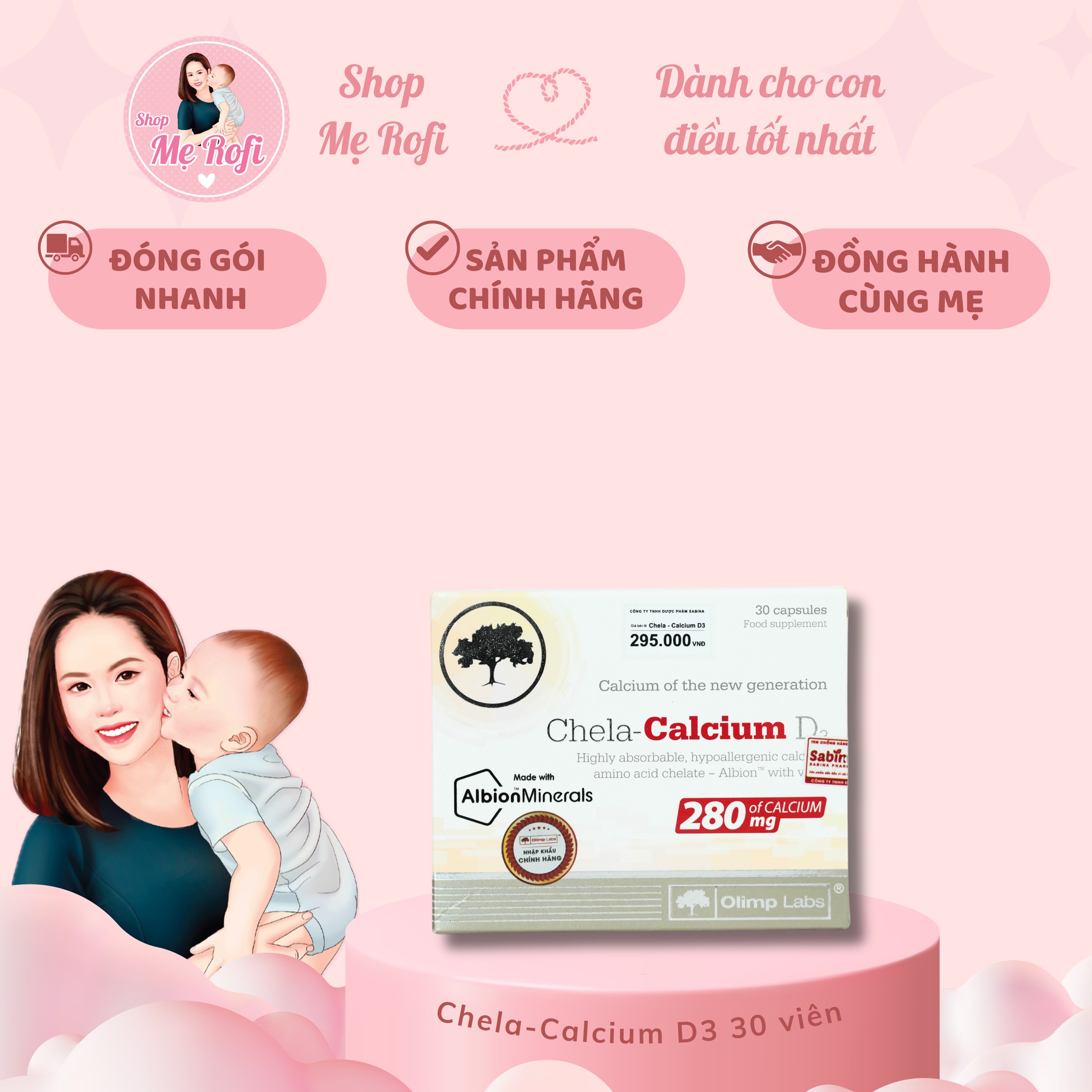 ( Mẫu mới ) Viên uống Canxi Chela - Calcium D3 Sabina Thực Phẩm Hỗ Trợ Sức Khỏe - Mẹ Rofi ...