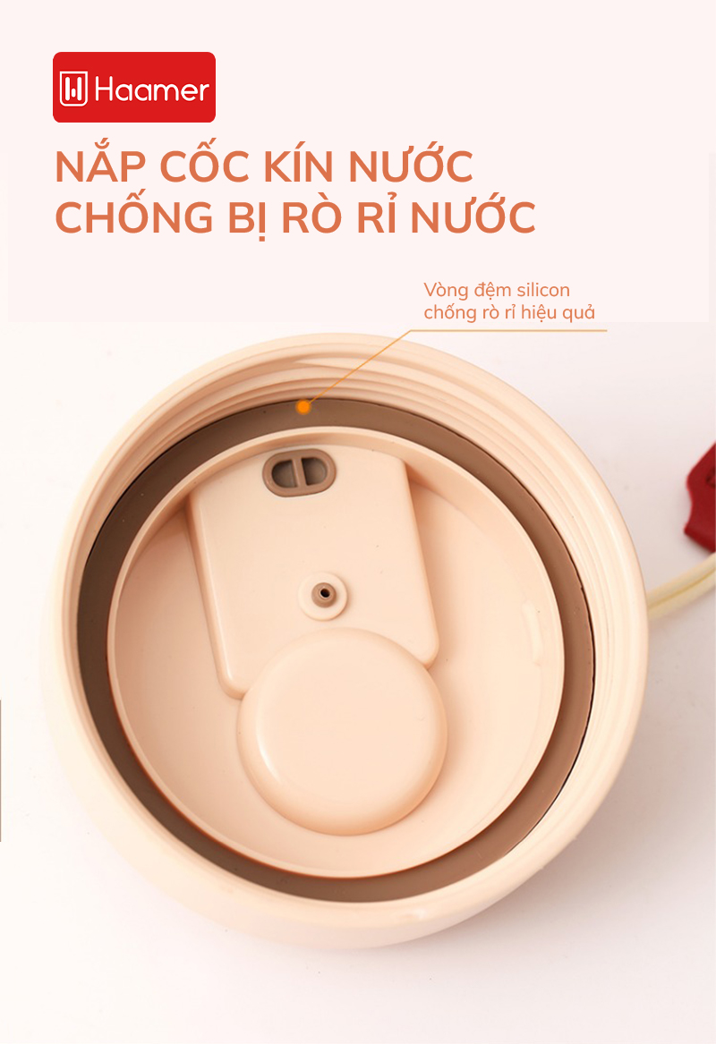 Cốc giữ nhiệt cao cấp Haamer INOX 316 lót gốm an toàn cho sức khỏe giữ ...
