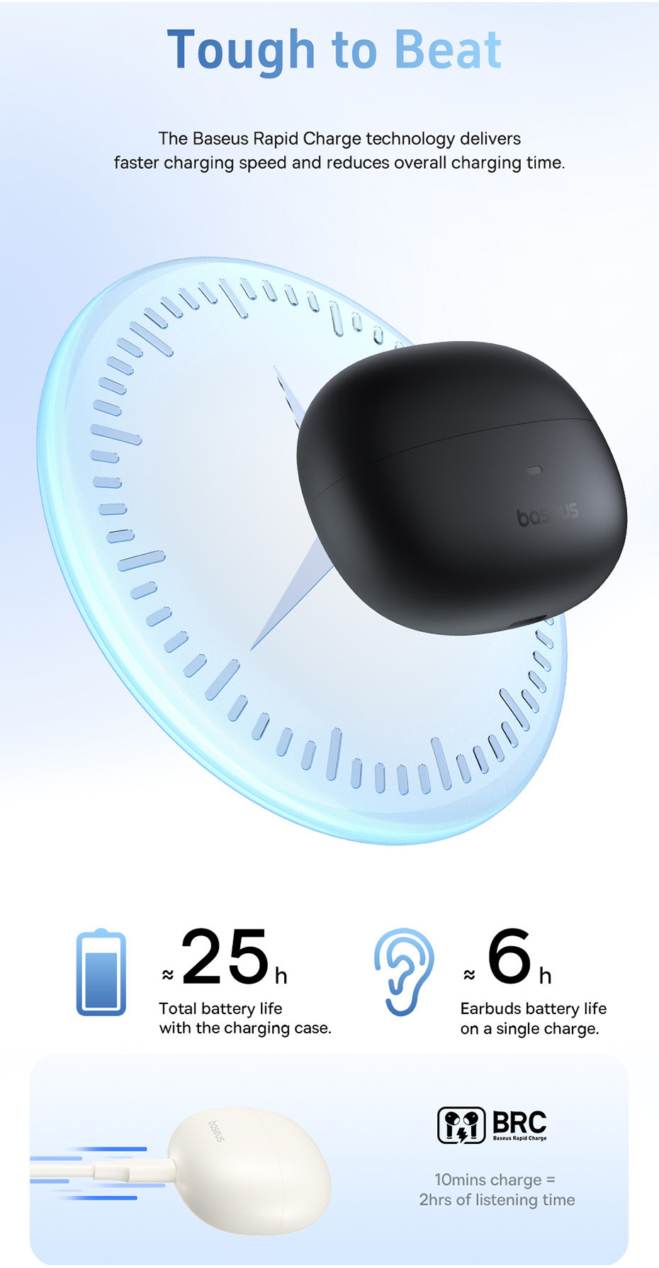 Tai Nghe Không Dây Baseus E16 / AS01 TWS Bluetooth 5.3 Có Hai Micro ENC ...