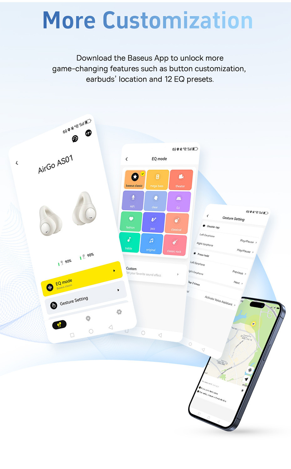 Tai Nghe Không Dây Baseus E16 / AS01 TWS Bluetooth 5.3 Có Hai Micro ENC ...