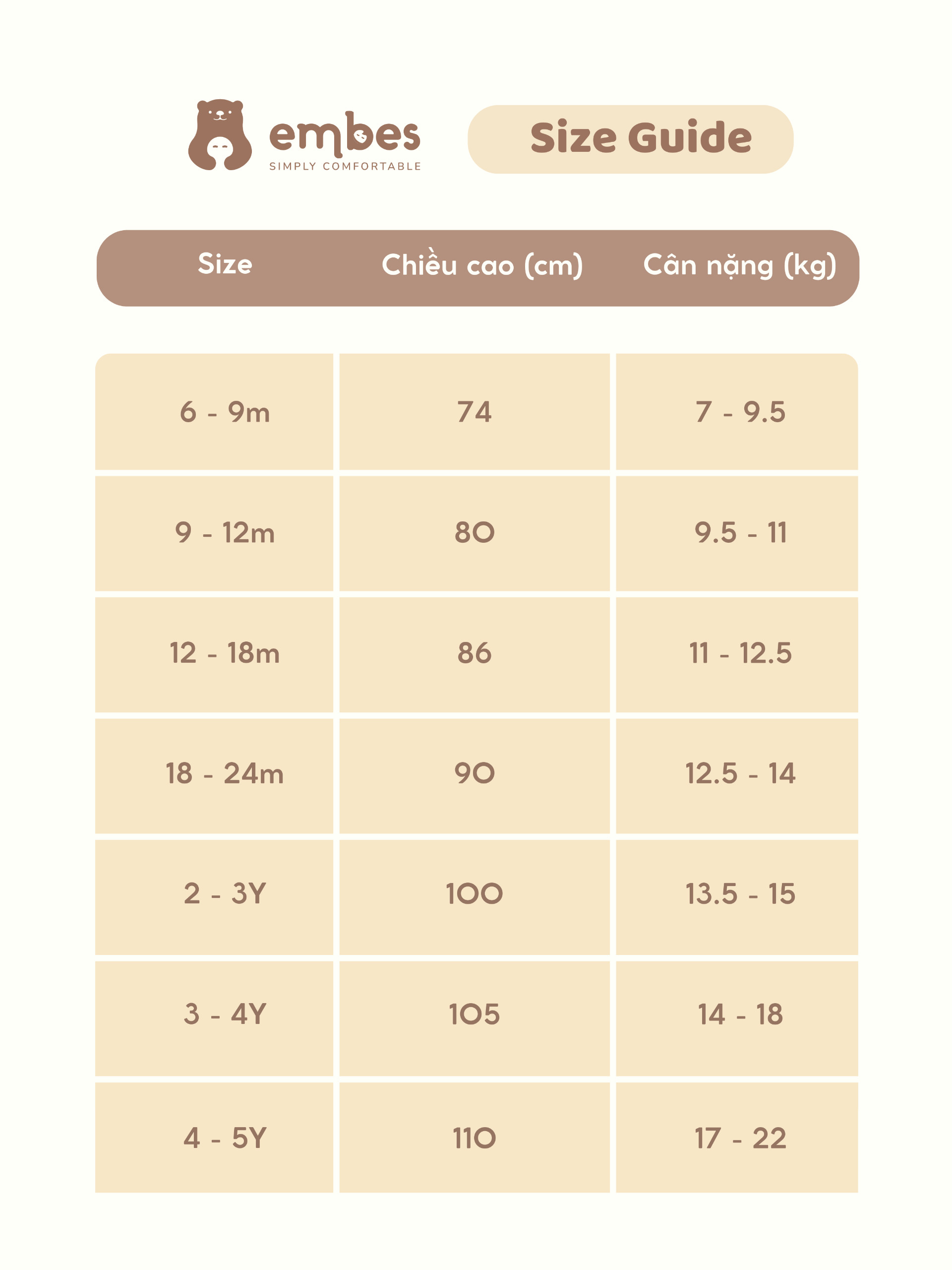 Bộ Thun Dài Tay Cho Bé Embes Chất Cotton Mềm Mịn Họa Tiết Hình In Cho Bé Trai Bé Gái Size 8kg ...