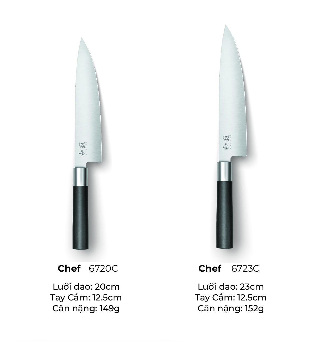 Dao Nhật KAI - Dao Chef Wasabi Black - 20cm/ 23.5cm | Shopee Việt Nam