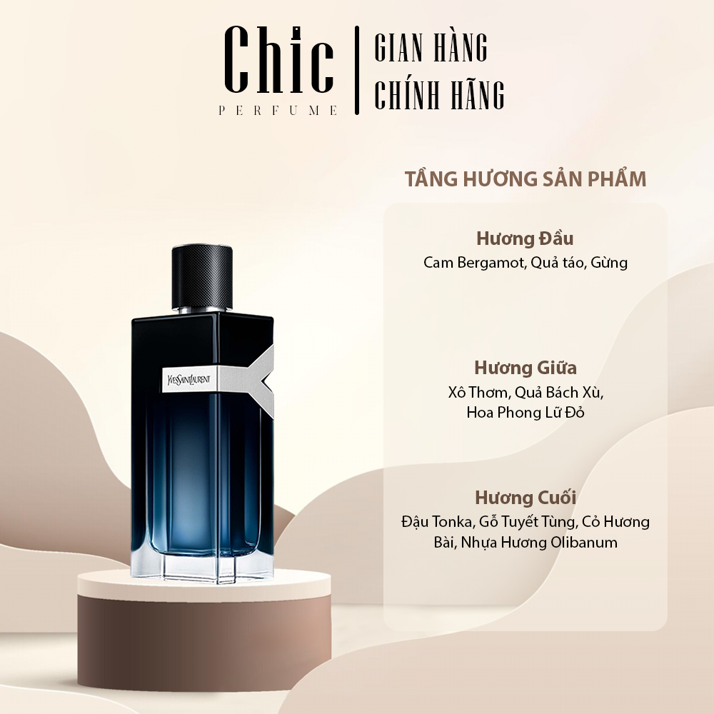 Nước Hoa chính hãng Y CHIC PERFUME EDP phong cách nam tính, hấp dẫn ...