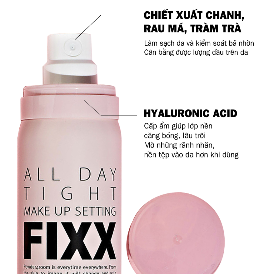 XỊT KHOÁ NỀN MAKEUP SO NATURAL ALL DAY TIGHT MAKE UP SETTING FIXX 75ml ...