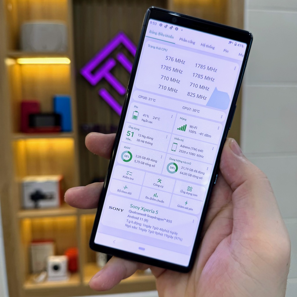 Điện thoại Sony Xperia 5 (Sony X5) màn OLED 6.1 inch - Snap 855 ram 6G ...